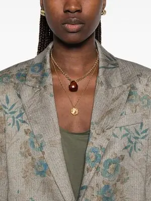 FORTE_FORTE Printed Single-breasted Jacket