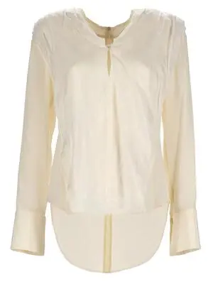 Victoria Beckham Silk Top - Cream