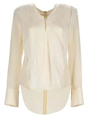 Victoria Beckham Silk Top - Cream
