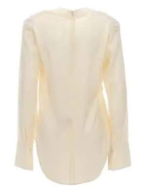 Victoria Beckham Silk Top - Cream
