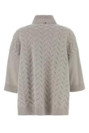 Herno Flannel And Wool Cardigan - Gray