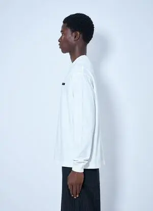 Prada Long Sleeve Logo Sweatshirt
