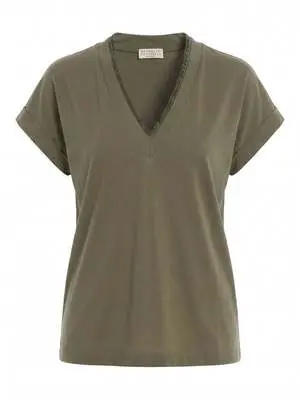 Brunello Cucinelli Cotton Jersey T-shirt - Multicolor