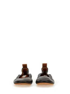 LANVIN Leather Ballerina