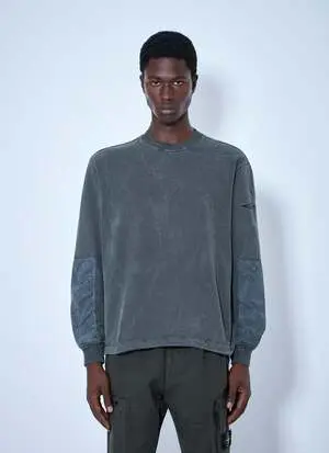 Stone Island Oversized Crewneck Sweatshirt - Gray