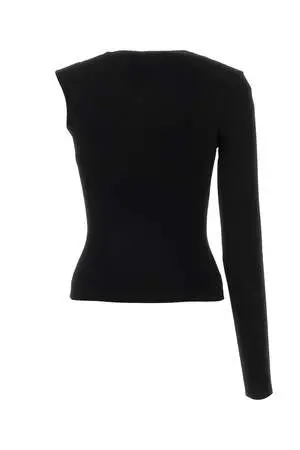 Alaïa One-shoulder Embellished Knit Top