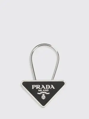 Prada Triangular Keychain - Black