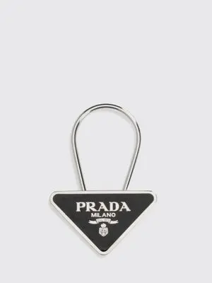 Prada Triangular Keychain - Black