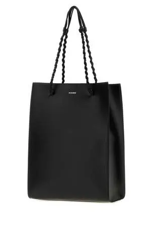 JIL SANDER Leather Tangle Shopping Bag