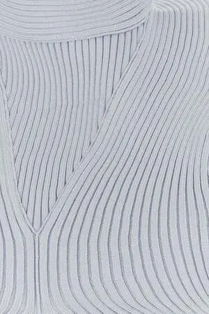 Alaïa Ribbed Turtleneck Maglia - Multicolor