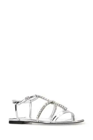 JIMMY CHOO Leather Sandals