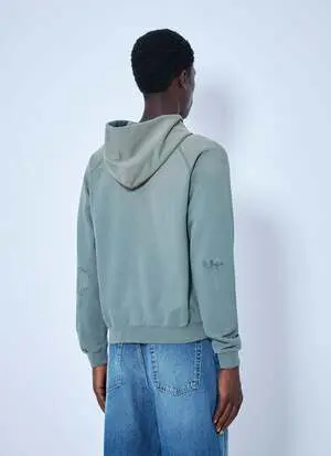 Acne Studios Mended Fleece Hoodie