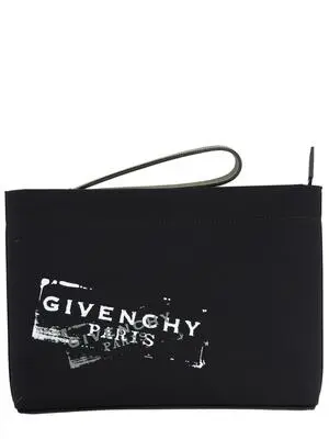 Givenchy Clutch Bag With Logo - Black