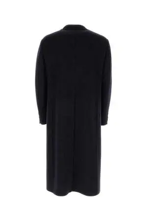 Fendi Wool Blend Overcoat - Blue