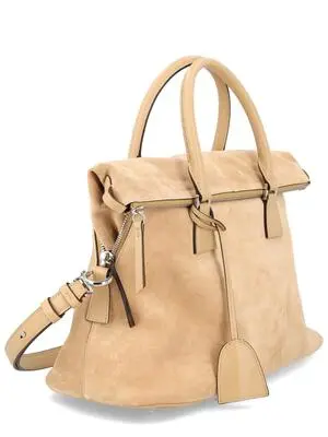 MAISON MARGIELA 5ac Leather Bag - Cream