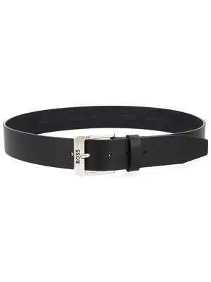 BOSS Jemio Leather Belt - Black