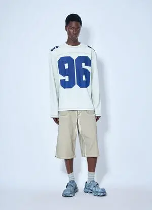 Acne Studios Wide-leg Denim Shorts