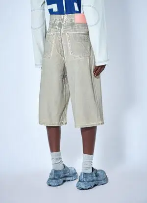 Acne Studios Wide-leg Denim Shorts