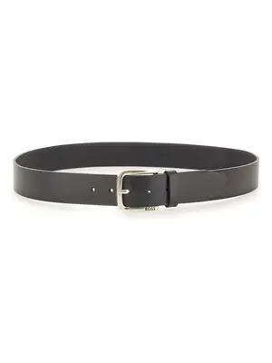 BOSS Leather Belt - Black