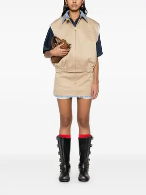 Miu Miu Cotton Mini Skirt