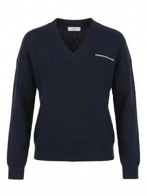 Peserico V-neck Sweater - Multicolor