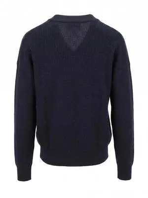 Peserico V-neck Wool Sweater - Multicolor