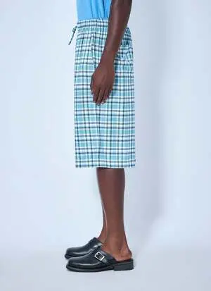 Acne Studios Casual Flannel Check Shorts