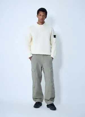 Stone Island Chenille Cotton Sweater