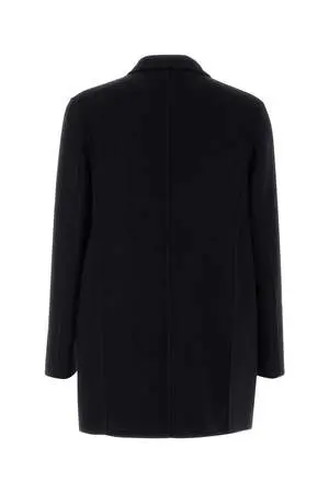 JIL SANDER Midnight Cashmere Blend Coat