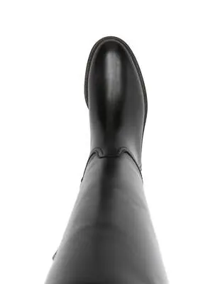 Brunello Cucinelli Leather High Riding Boots