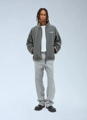 Miu Miu Fleece Sweatshirt - Gray