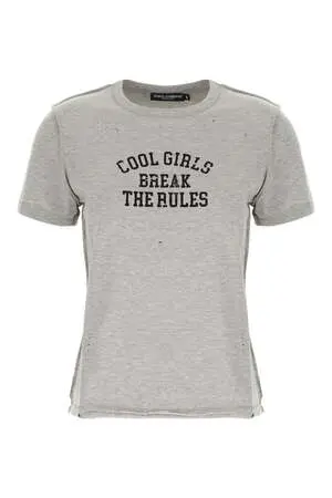 Dolce & Gabbana Slogan Print T-shirt