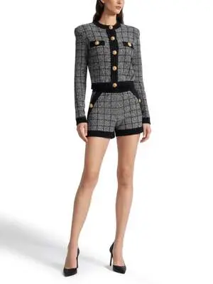 Balmain Cardigan With Jewel Buttons