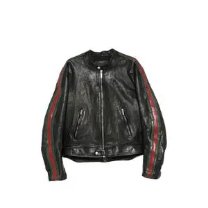 Gucci Leather Jacket - Black