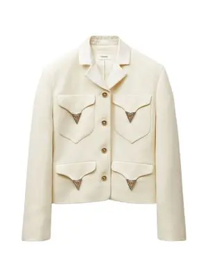 Versace Wool Jacket - Multicolor
