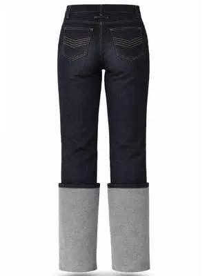 JEAN PAUL GAULTIER Cutout Straight Leg Pants - Blue