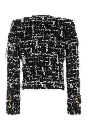 Balmain Two-tone Tweed Blazer