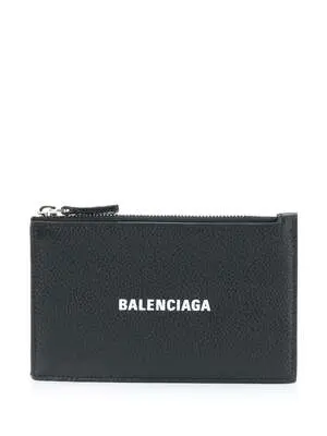 Balenciaga Lamb Skin Logo Card Holder