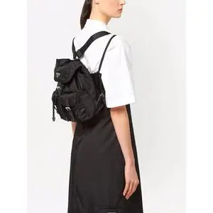 Prada Re-nylon Backpack - Black