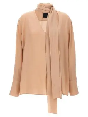 Givenchy Pussy Bow Blouse - Cream
