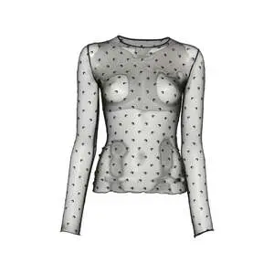 MARINE SERRE Tops T-shirts & Jerseys - Black