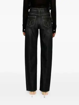 Versace Studded Denim Pants - Multicolor