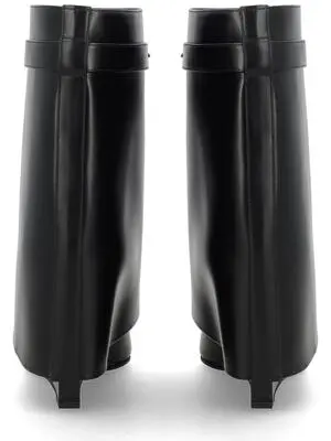 Givenchy Shark Pinch Leather Boots - Black