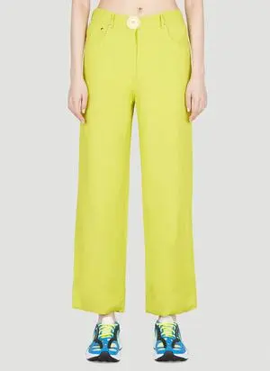 Stella McCartney Maxi Button Pants - Yellow