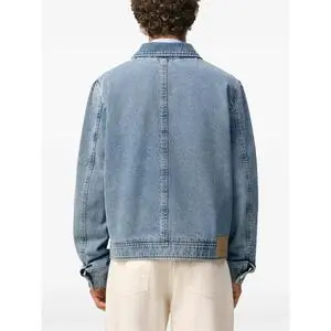 AMI Paris Cotton Denim Zip-up Jacket