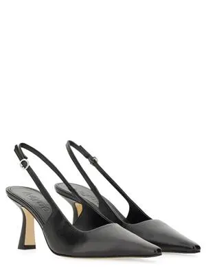 AeydĒ Nappa Leather Fernanda Slingback Pumps