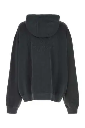 MAISON MARGIELA Cotton Oversize Sweatshirt - Gray