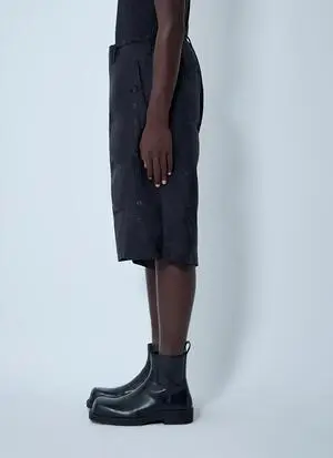 Yohji Yamamoto Padded Technical Shorts