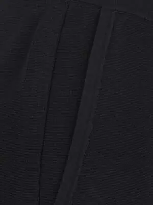 Max Mara High-waisted Wide Leg Knit Wool Trousers - Black