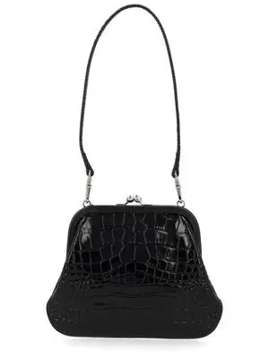 VIVIENNE WESTWOOD Calf Leather Clutch Bag